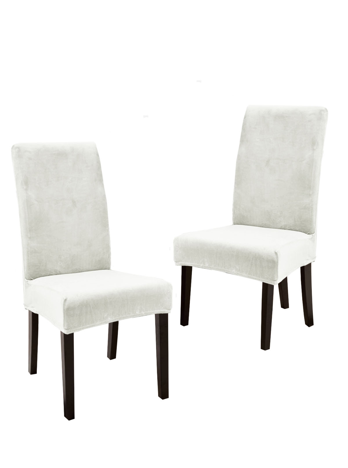 Комплект чехлов на стул со спинкой LuxAlto Вельвет 2 шт 10688