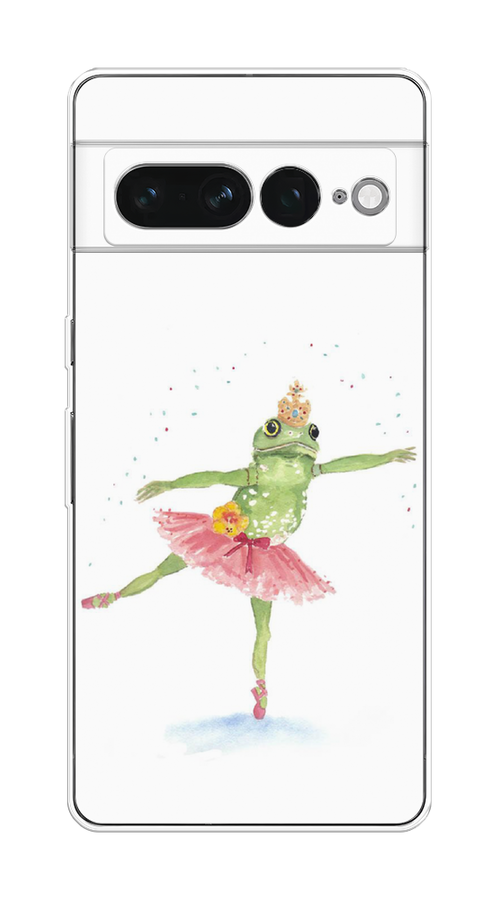 Чехол на Google Pixel 7 Pro "Лягушка-балерина"