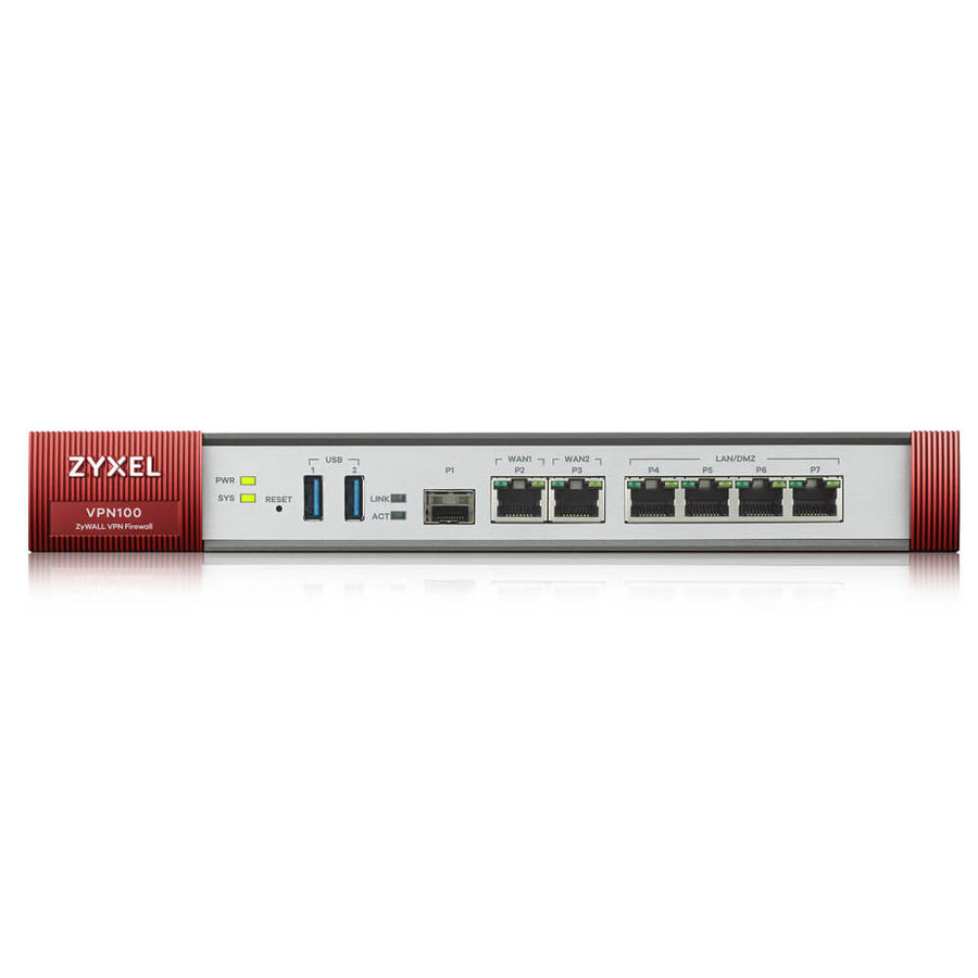 Сетевой экран Zyxel ZyWALL VPN 100 (VPN100-RU0101F)
