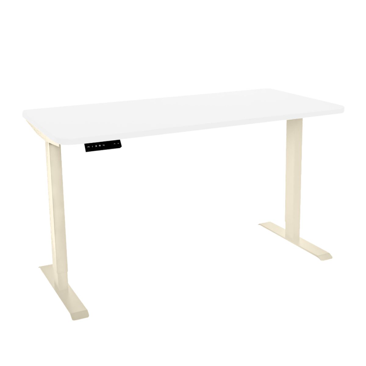 Письменный стол LuxAlto с электроприводом 180x80см, Белый/Слоновая кость 2AR2, 34262