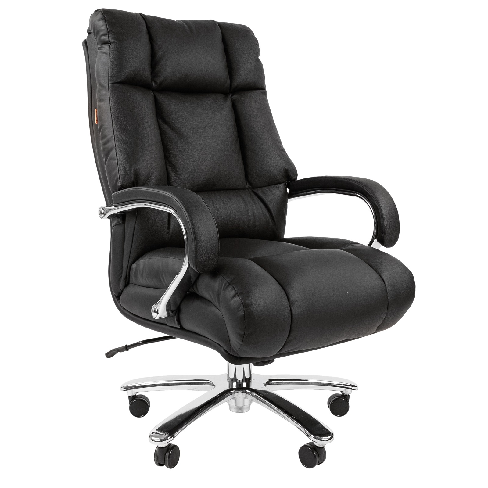 Кресло для руководителя Chairman 405 кожа черный