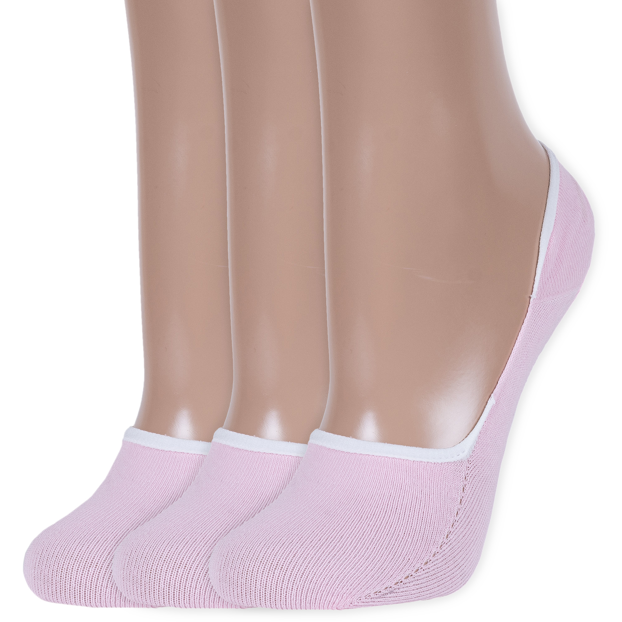 Комплект носков женских Брестский чулочный комбинат 3-18С1319 розовых; белых 23