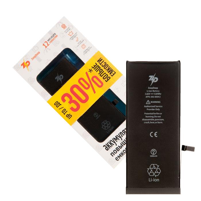Аккумулятор ZeepDeep для iPhone 6S plus 3600 mAh, монтажные стикеры