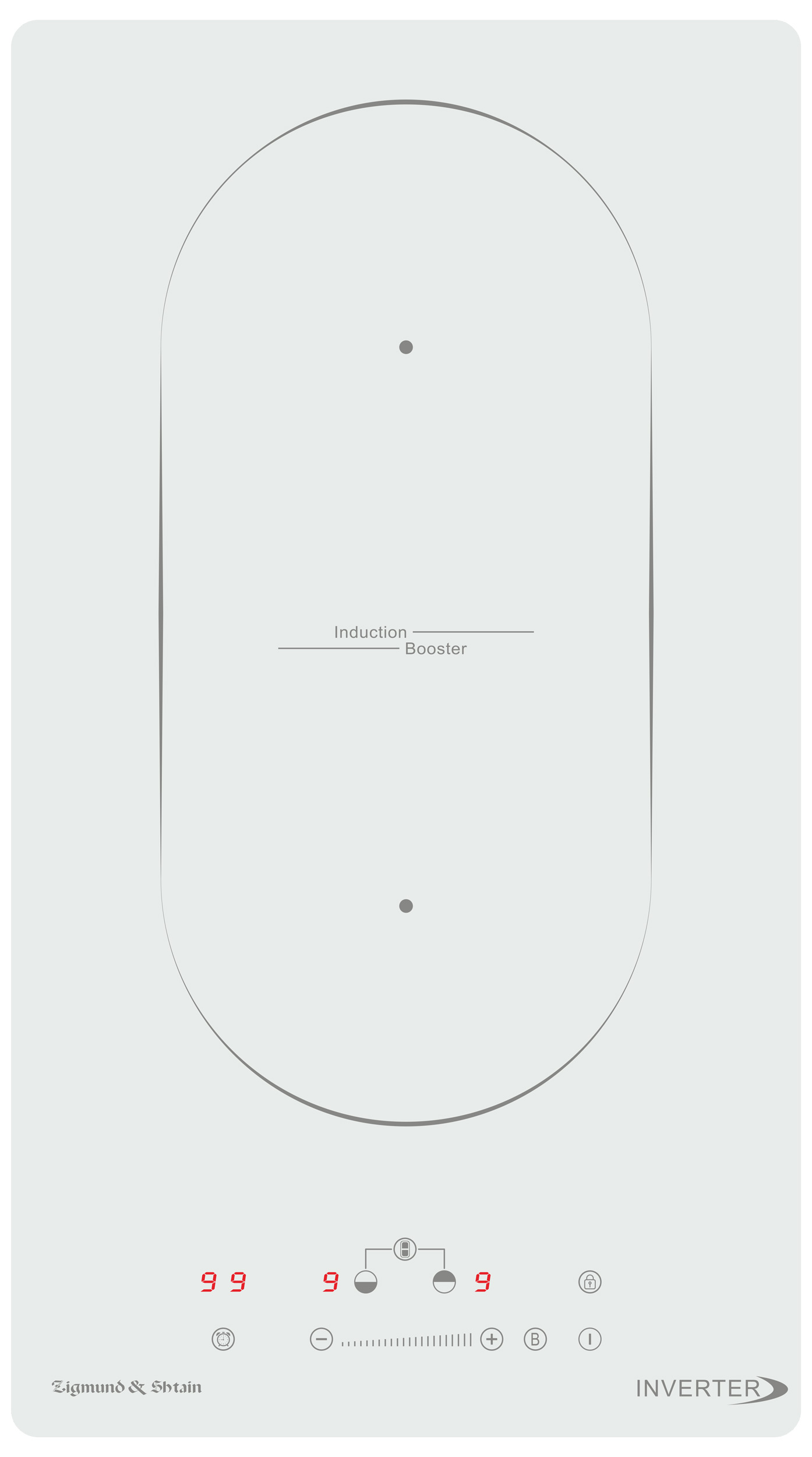 Встраиваемая варочная панель индукционная Zigmund & Shtain CI 29.3 W белый