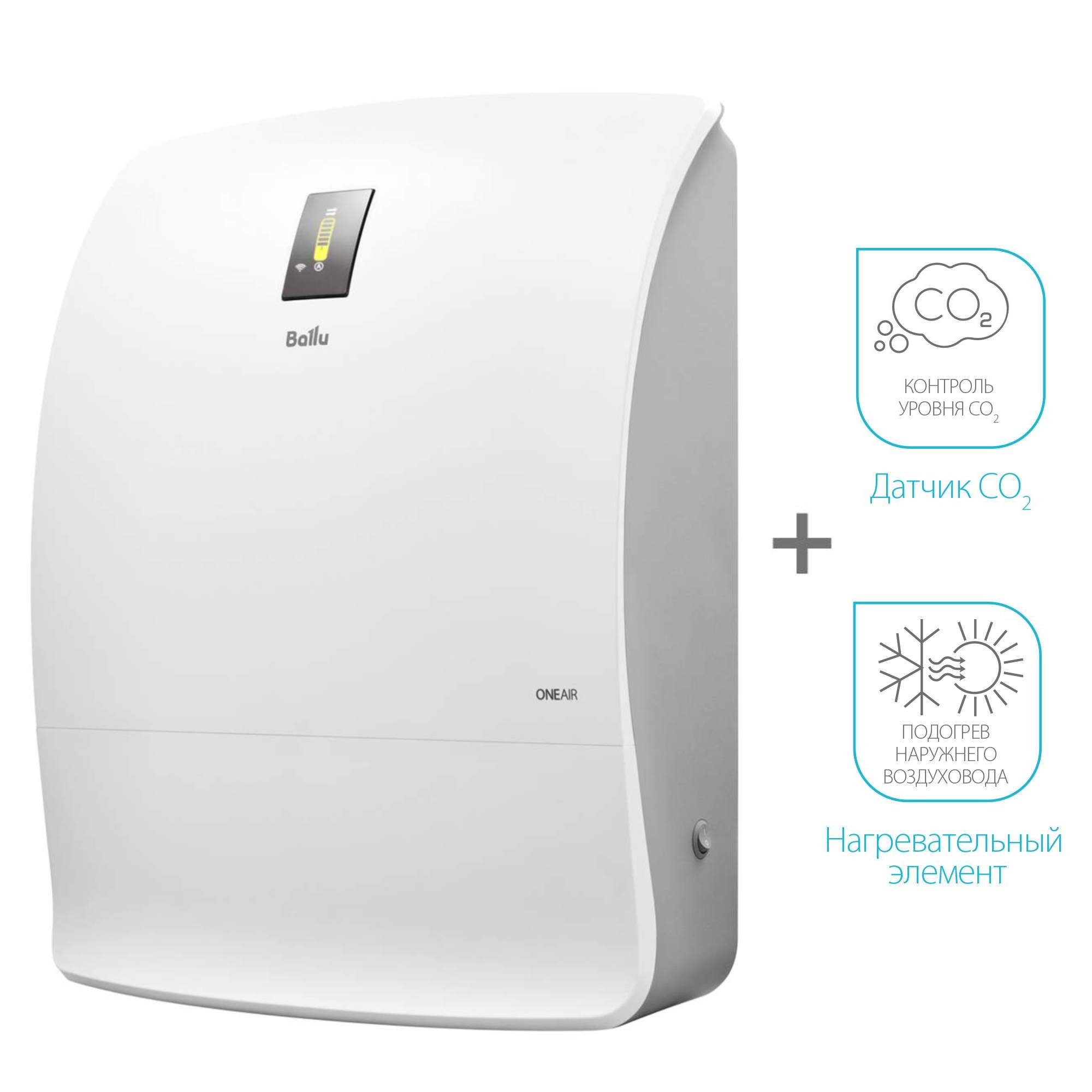 Воздухоочиститель Ballu ONEAIR ASP-200P-MAX White