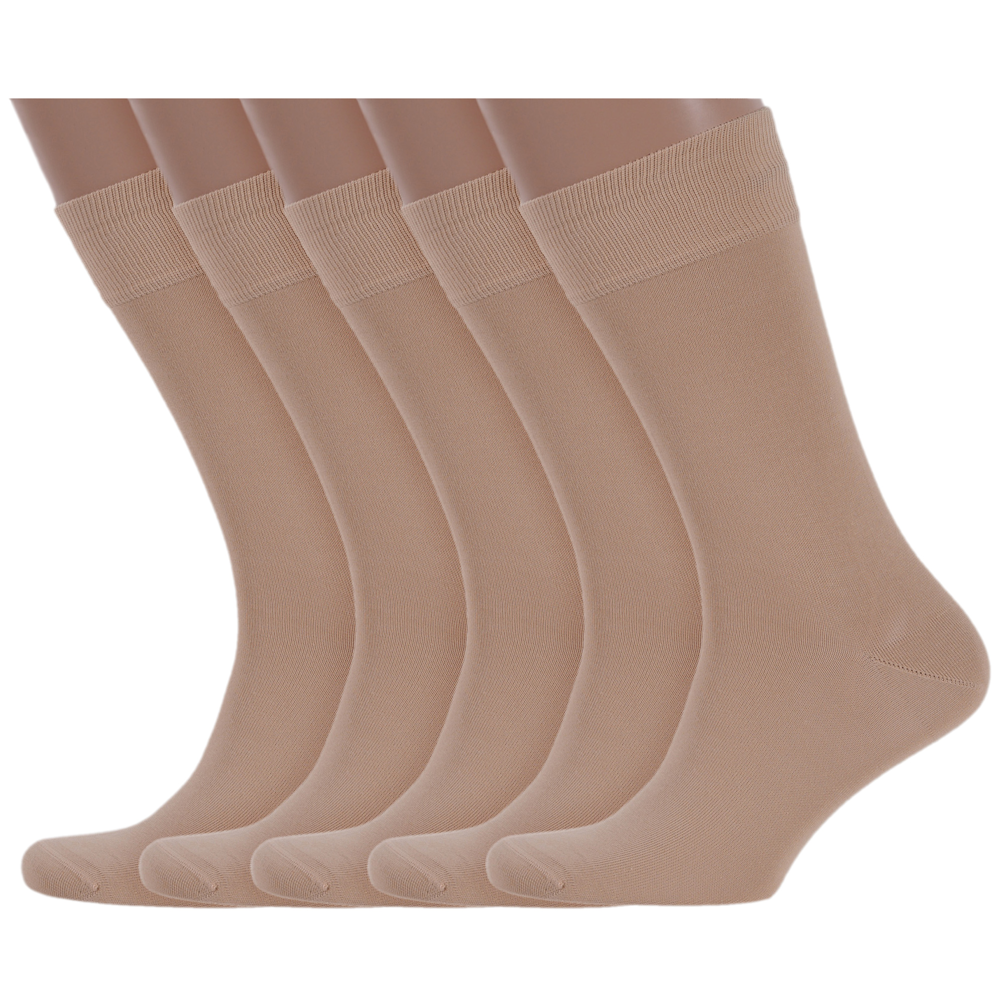 Комплект носков мужских LorenzLine 5-Н5 бежевых 27