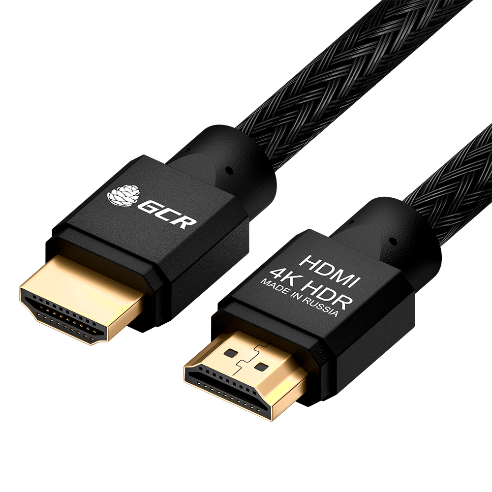 Кабель GCR HDMI - HDMI, 1м черный (GCR-51307)