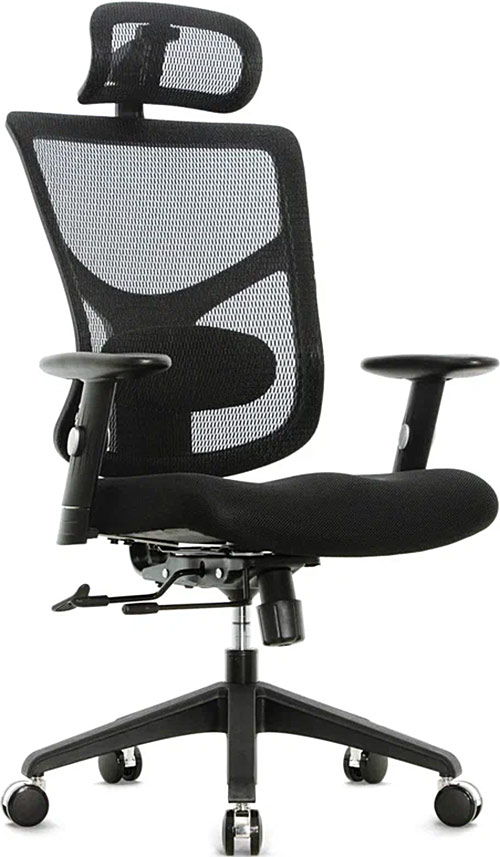 Офисное кресло Expert Star Office Ergo с регулировкой поясницы и 4D-подголовником