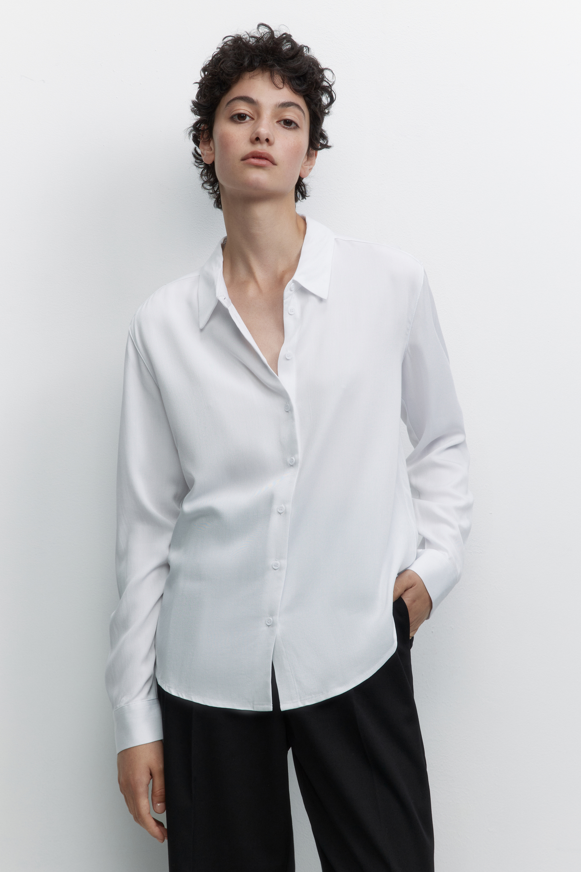 Рубашка женская Befree ViShirt2-1 белая L