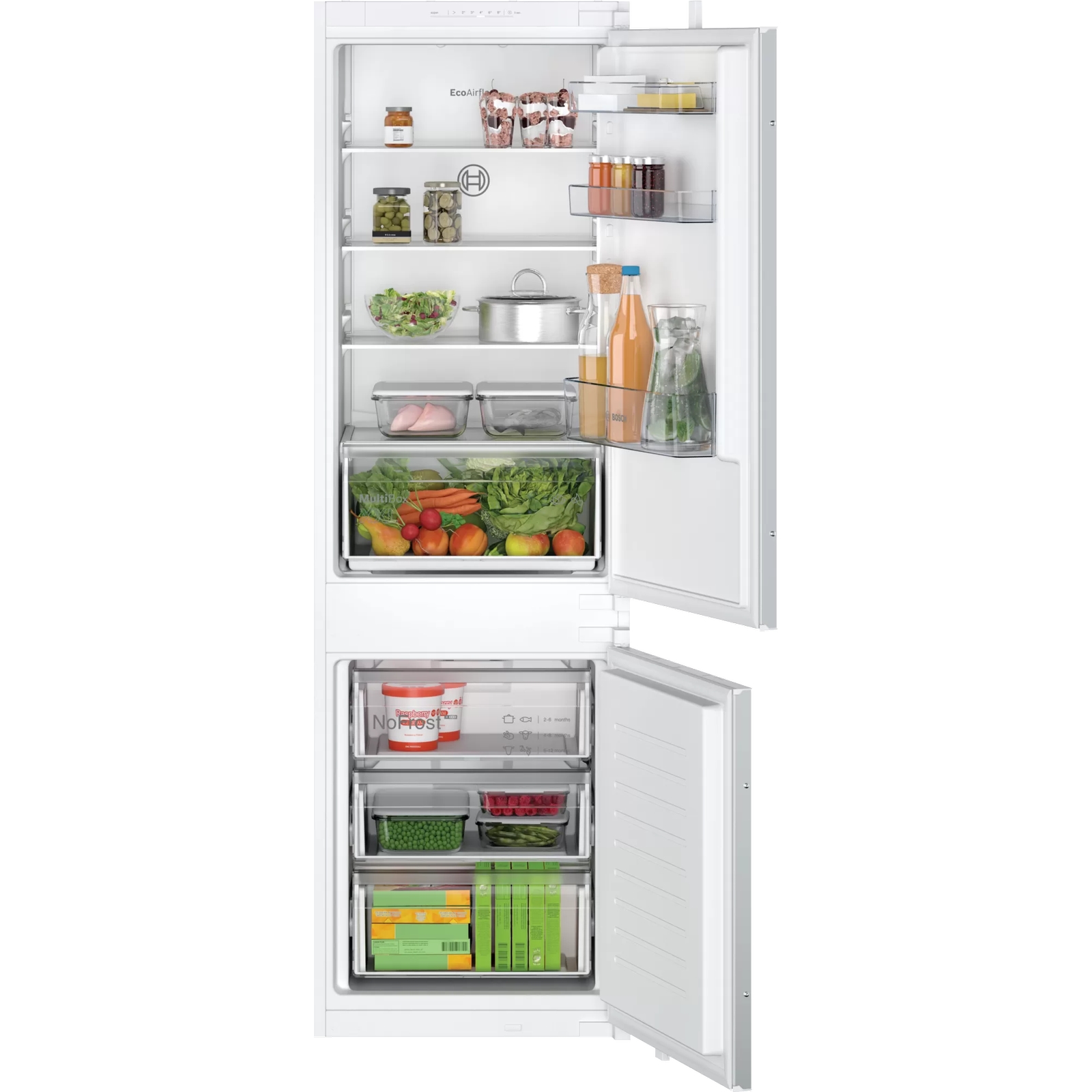 Встраиваемый холодильник Bosch KIN86NSE0 белый