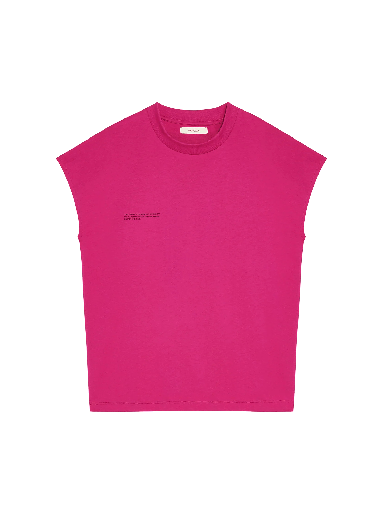 Футболка женская PANGAIA Organic Cotton Cropped Shoulder T-Shirt розовая M