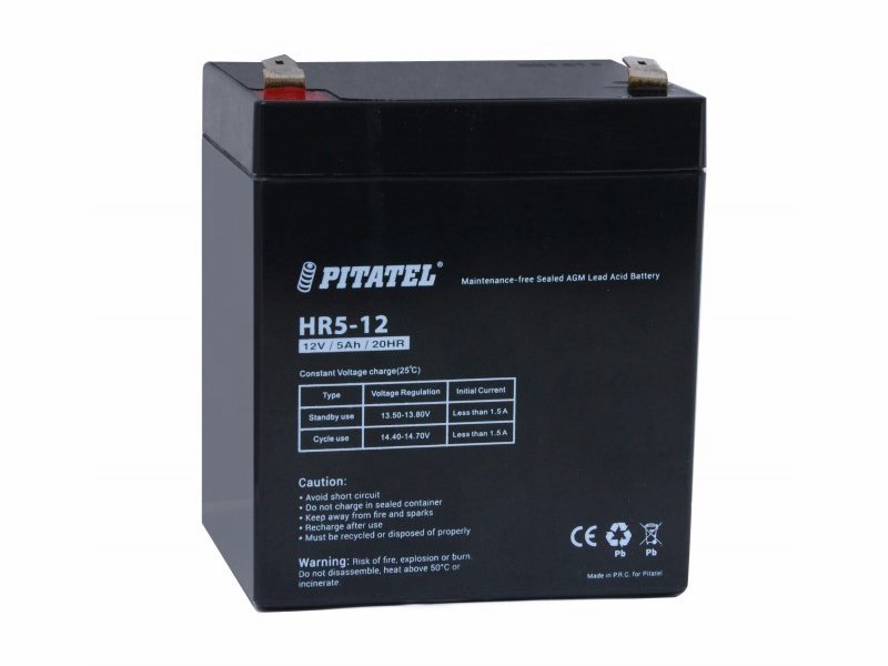 Аккумулятор Pitatel HR5-12, HR 1221W 12V, 5000mAh