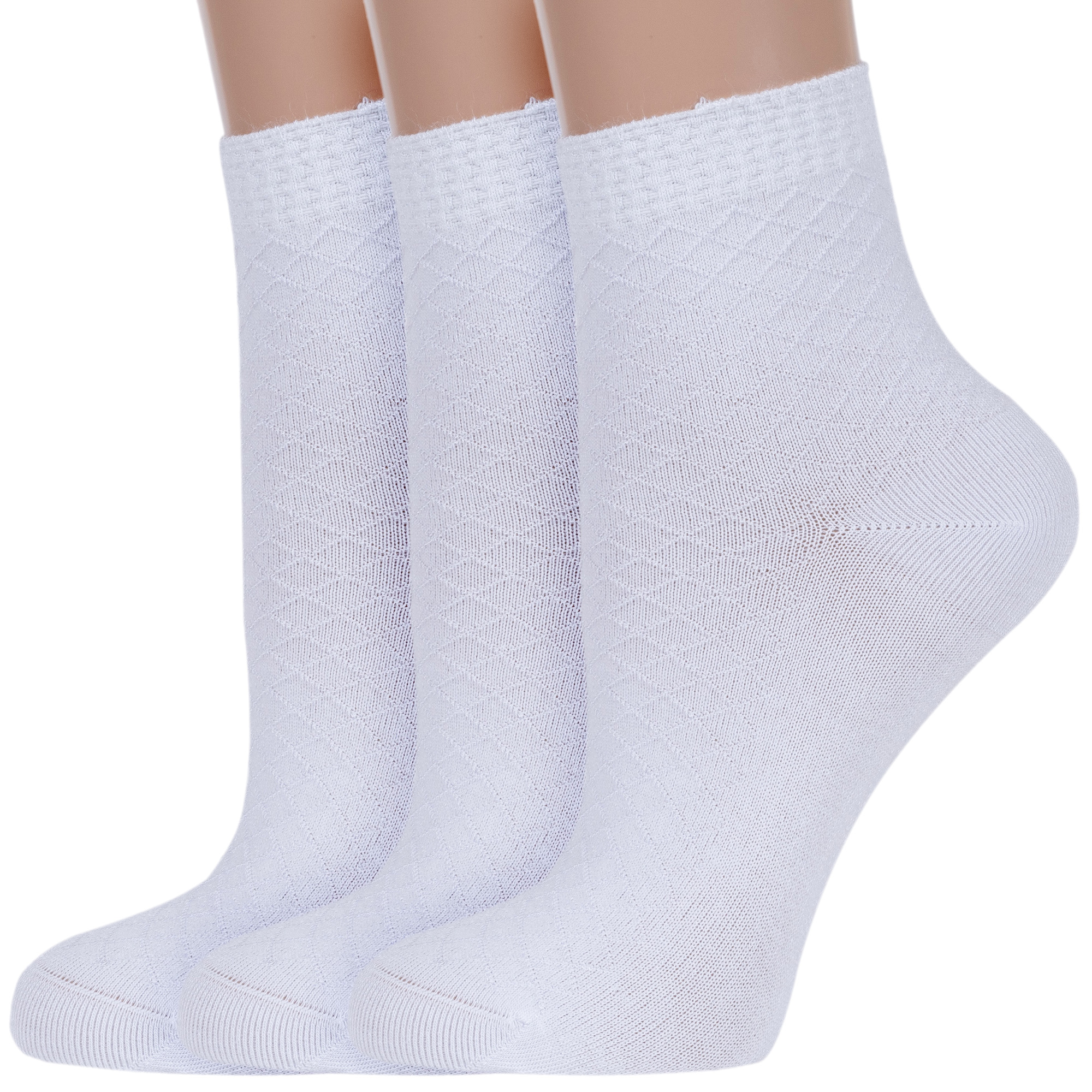 Комплект носков женских ХОХ 3-G-223 белых 23
