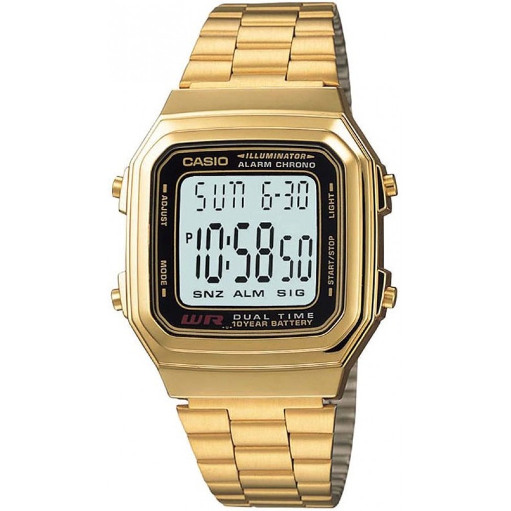 Наручные часы мужские Casio A-178WGA-1A золотистые