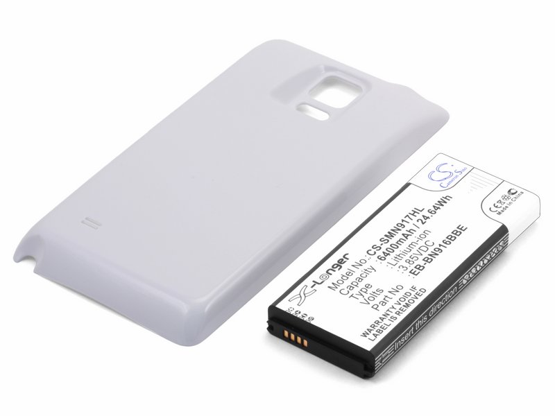 Усиленный аккумулятор для Samsung Galaxy Note 4 (EB-BN910BBK)