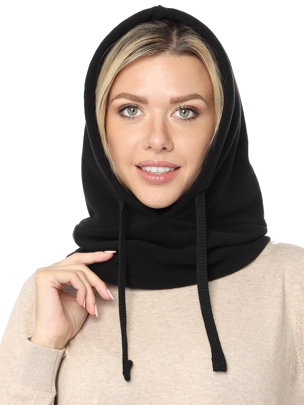 Капор женский iUshanka A36951 черная, one size