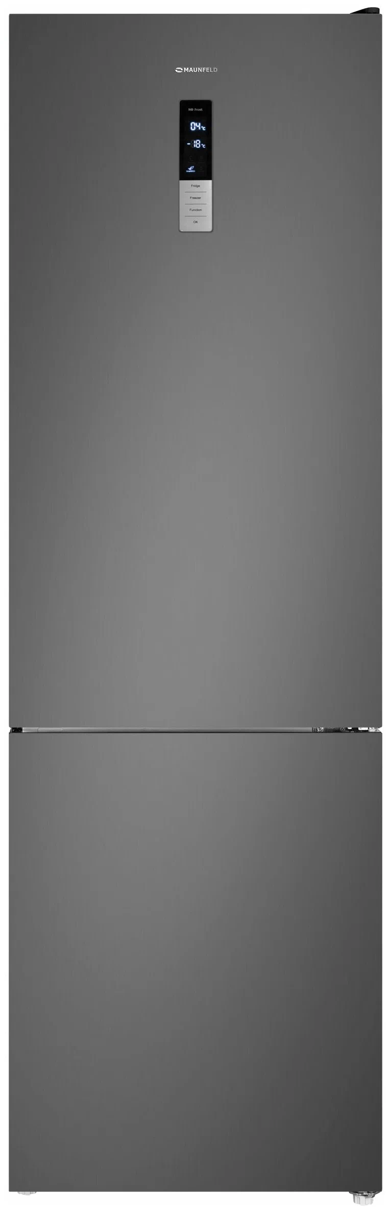Холодильник MAUNFELD MFF200NFSE серебристый