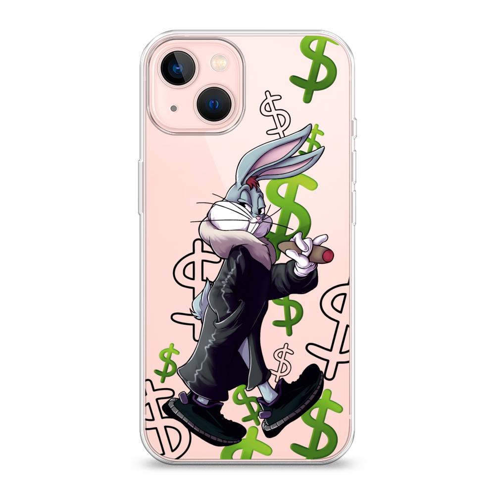 Чехол на Apple iPhone 13 "Rich Bugs Bunny"