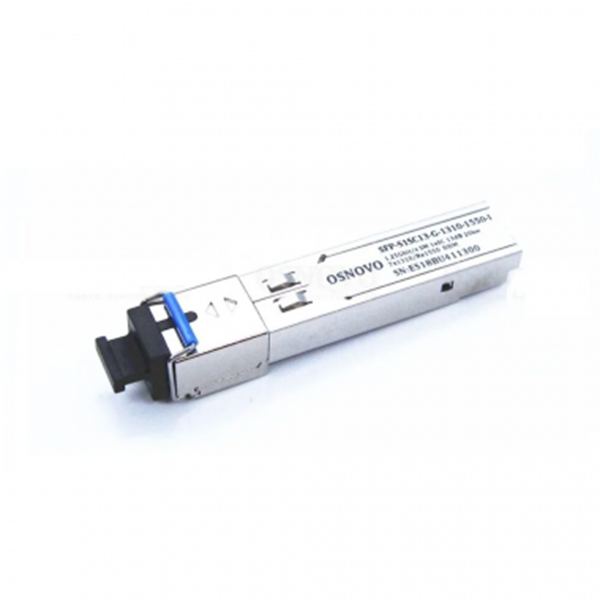 Медиаконвертер OSNOVO (SFP-S1SC13-G-1310-1550-I)