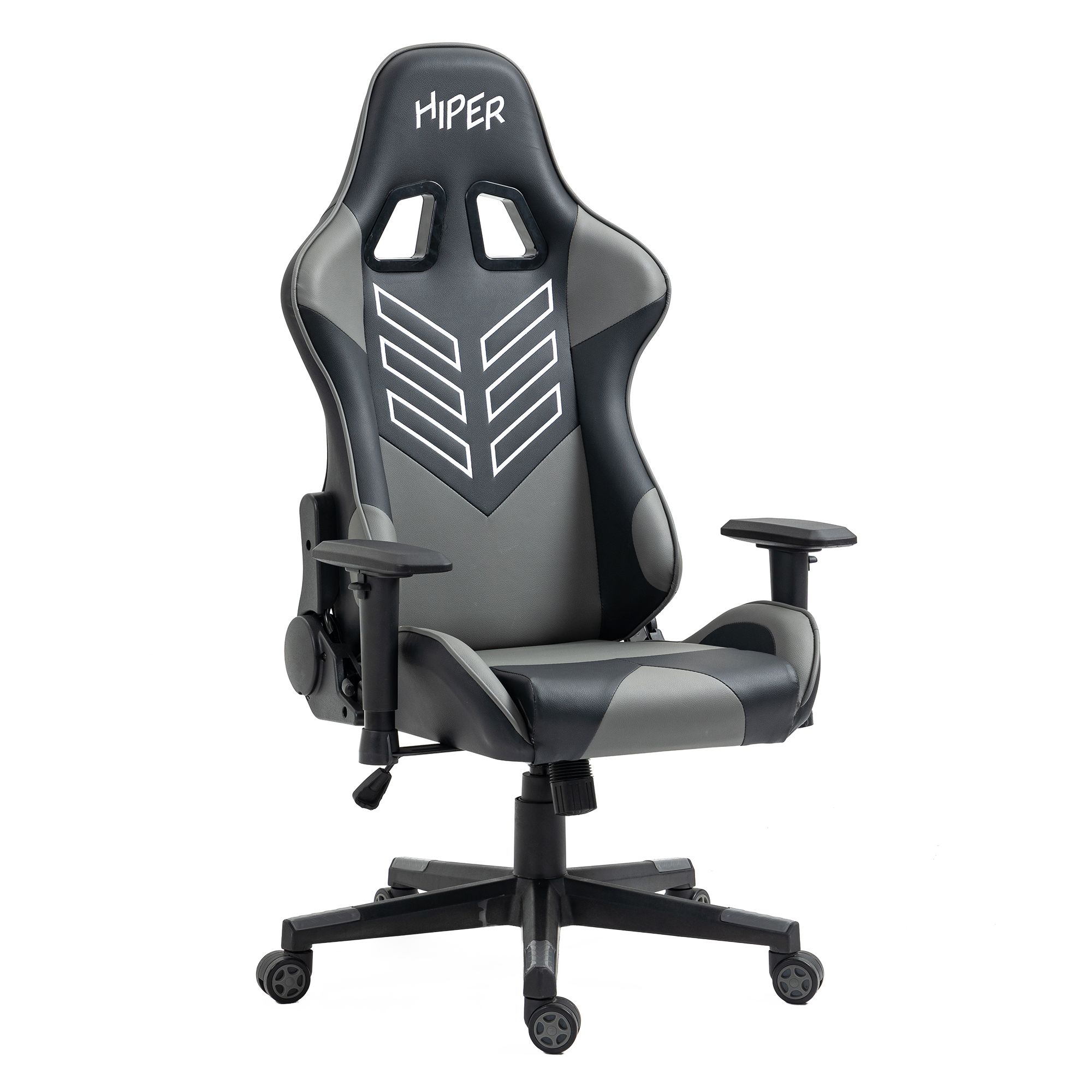 Кресло игровое Hiper Todd HGC104, черный, серый