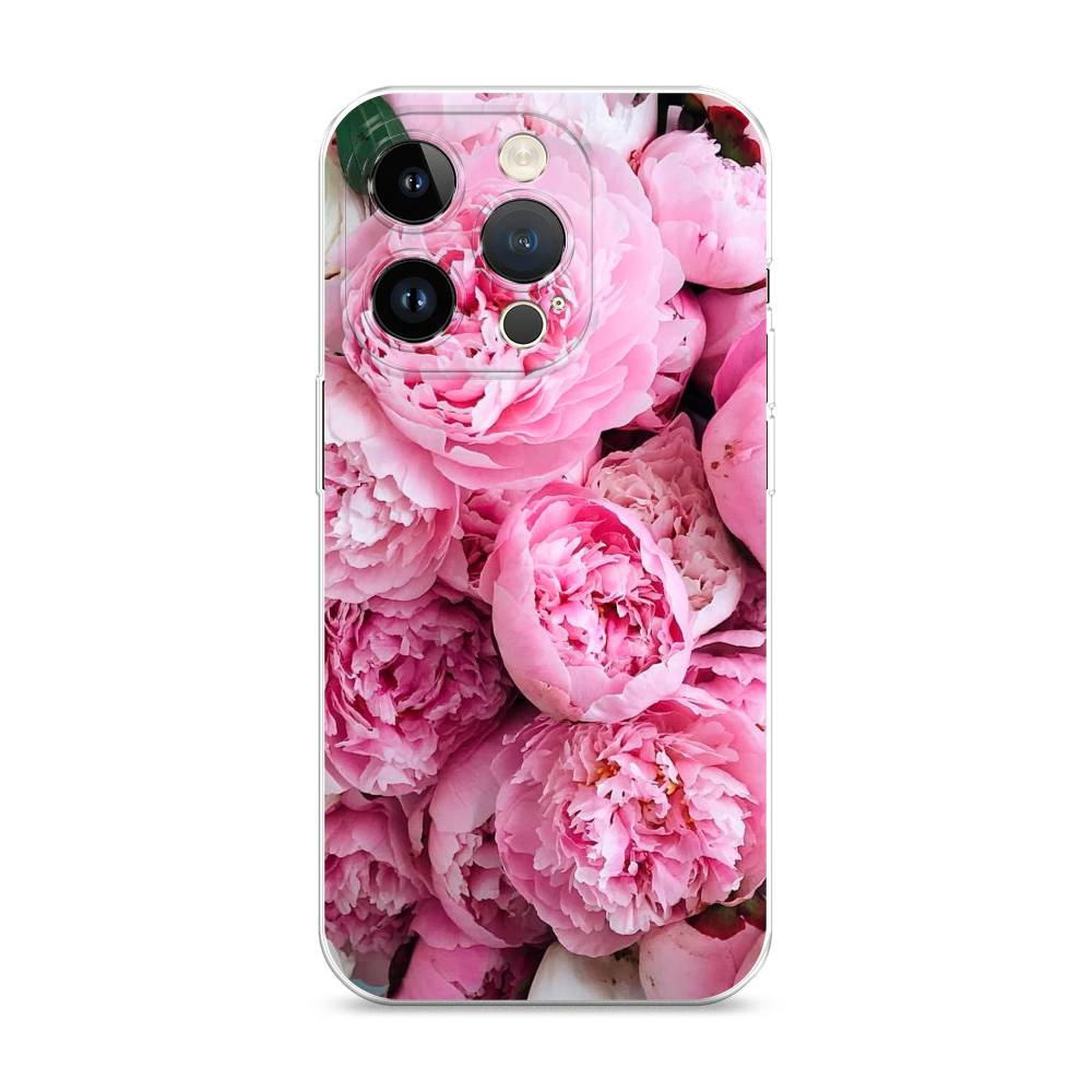 Чехол на Apple iPhone 14 Pro "Розовые пионы"