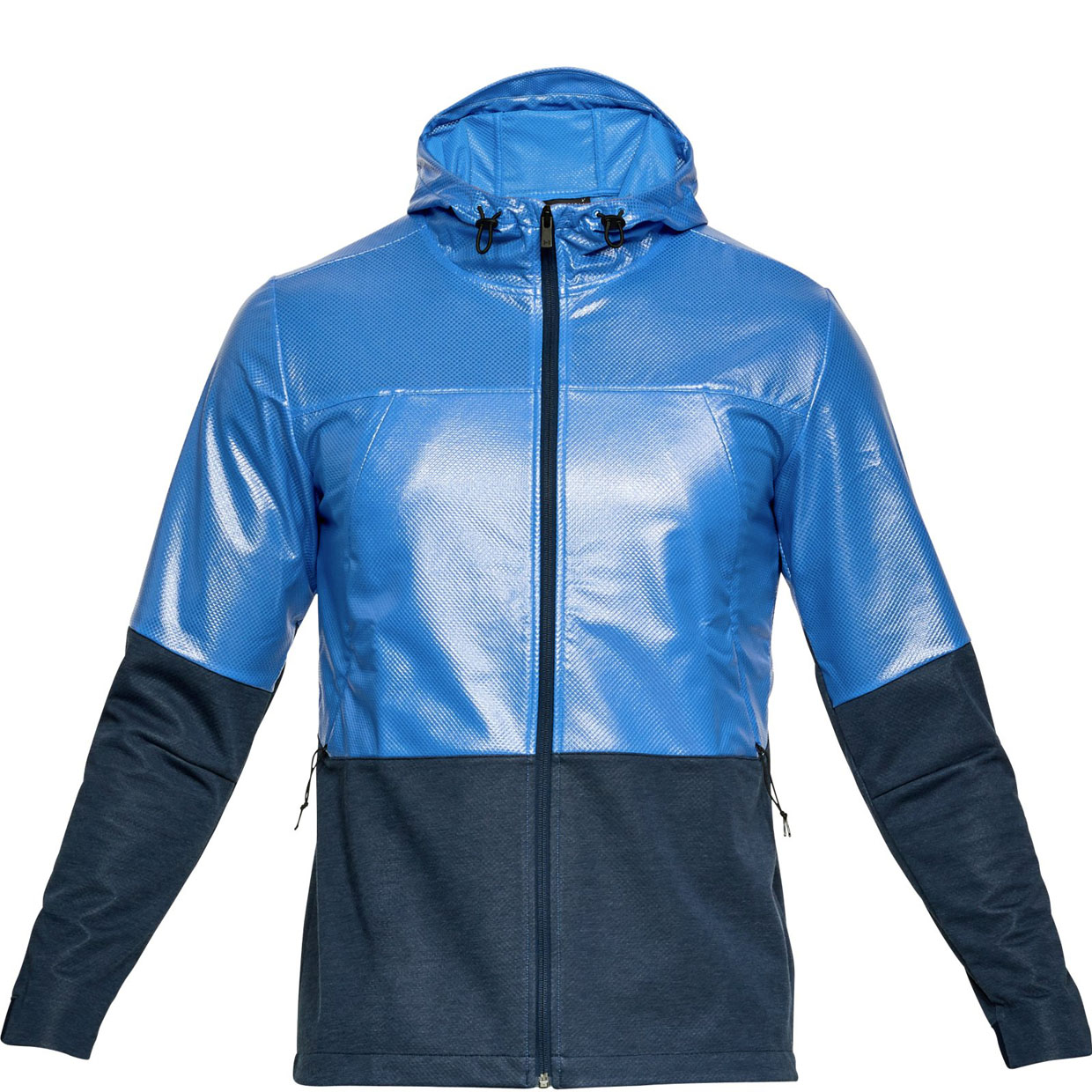 Ветровка мужская Under Armour Hybrid Wind Full Zip Hooded голубая SM INT