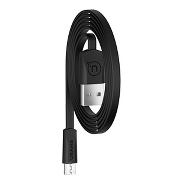 Кабель Usams U2 USB-A/microUSB, Slim, Black (УТ000019987)