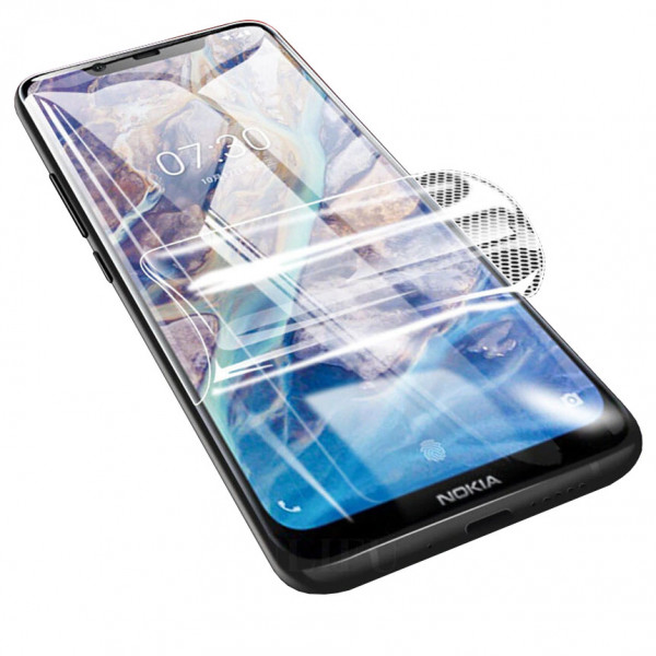 Гидрогелевая защитная плёнка Rock для Nokia 7.1 (Прозрачная)