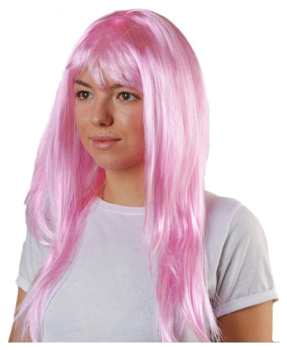 Карнавальный парик Красотка, цвет светло-розовый Sima-Land