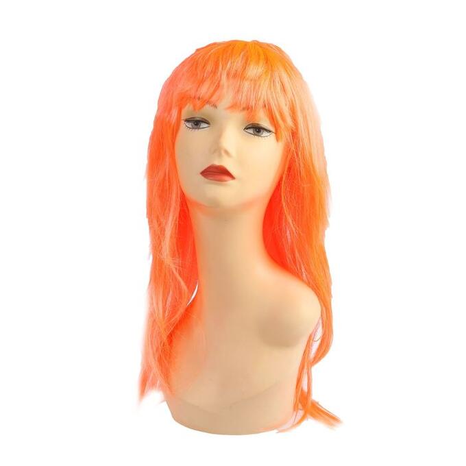 Карнавальный парик Красотка цвет оранжевый Sima-Land