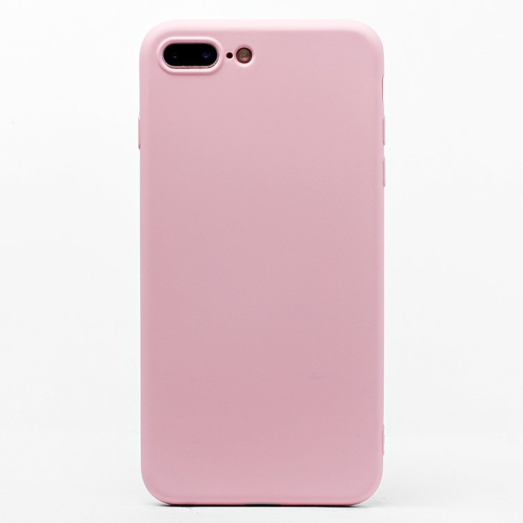 Чехол для Apple iPhone 7 Plus, iPhone 8 Plus силиконовый Soft Touch 2 <светло-розовый>