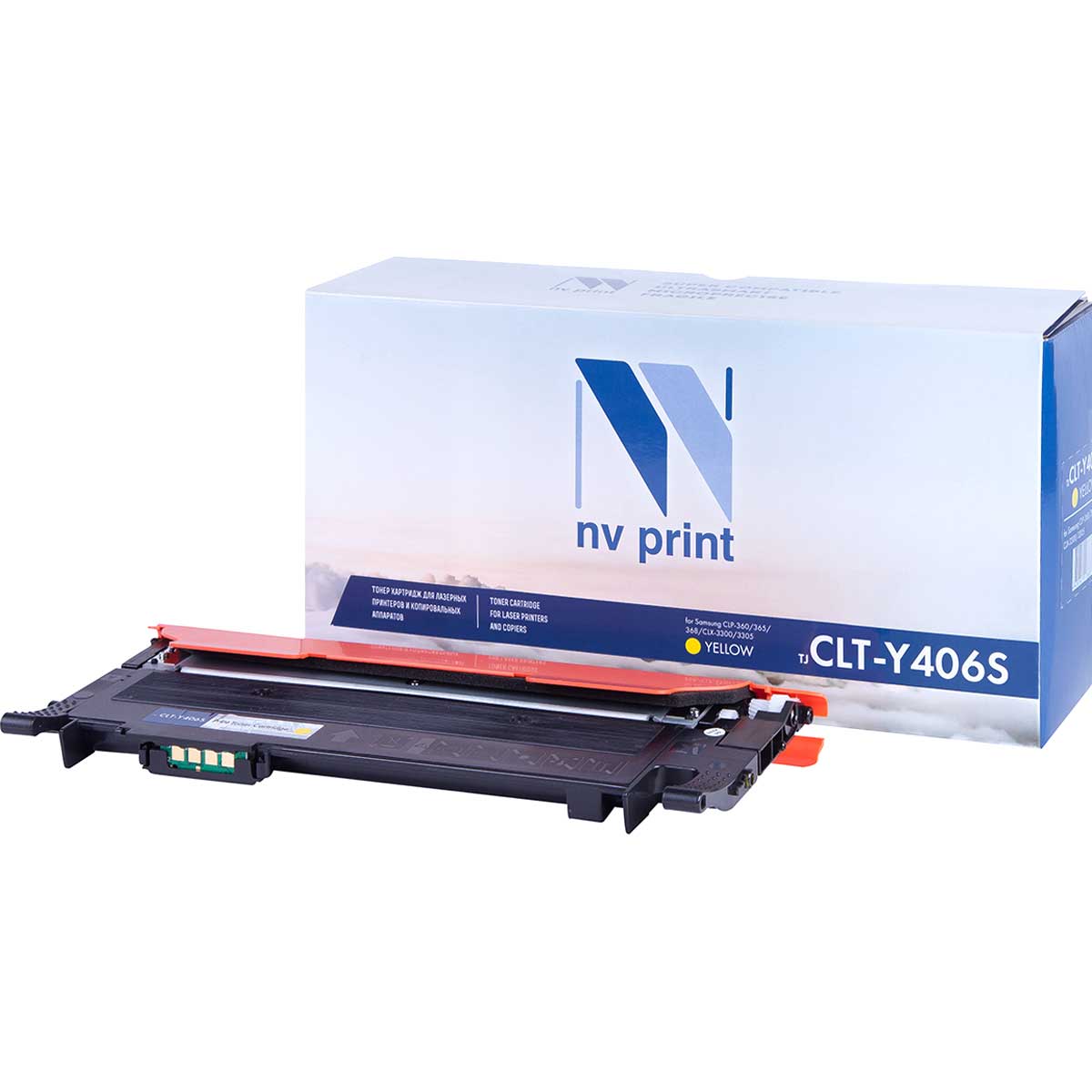 Картридж для лазерного принтера NV Print CLT-Y406SY, Yellow