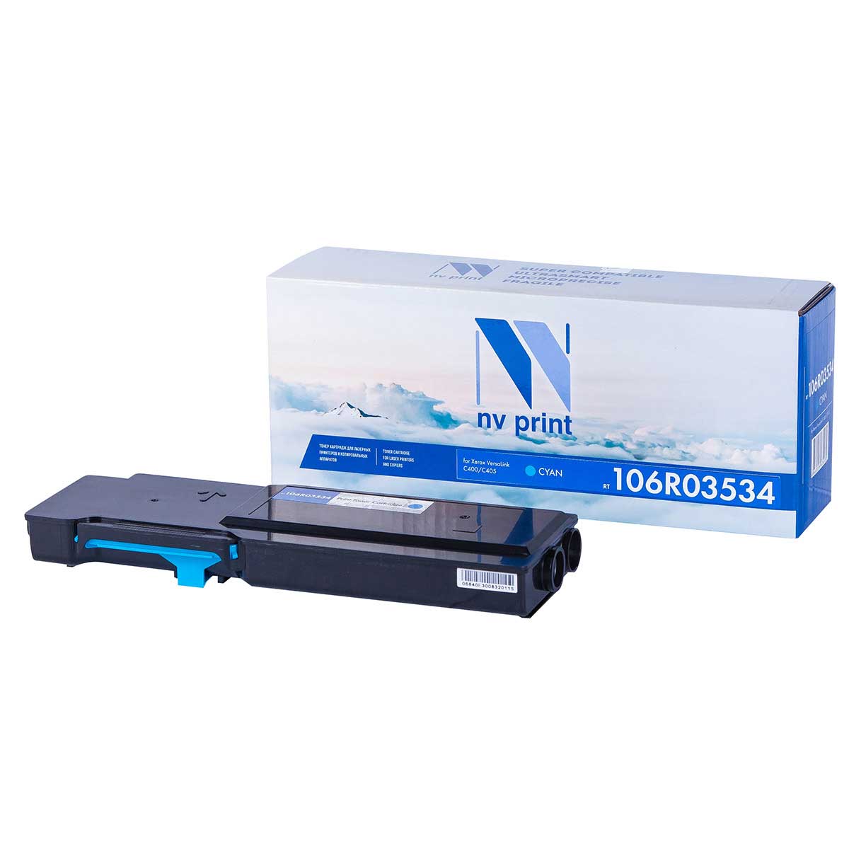 Картридж для лазерного принтера NV Print 106R03534C, голубой