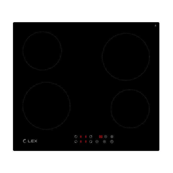Встраиваемая варочная панель электрическая LEX HH 6040 BL черный