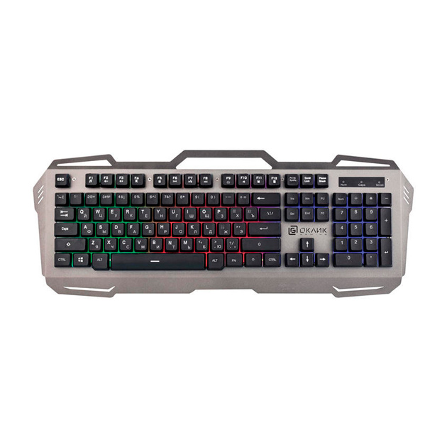 Проводная игровая клавиатура OKLICK 747G Silver