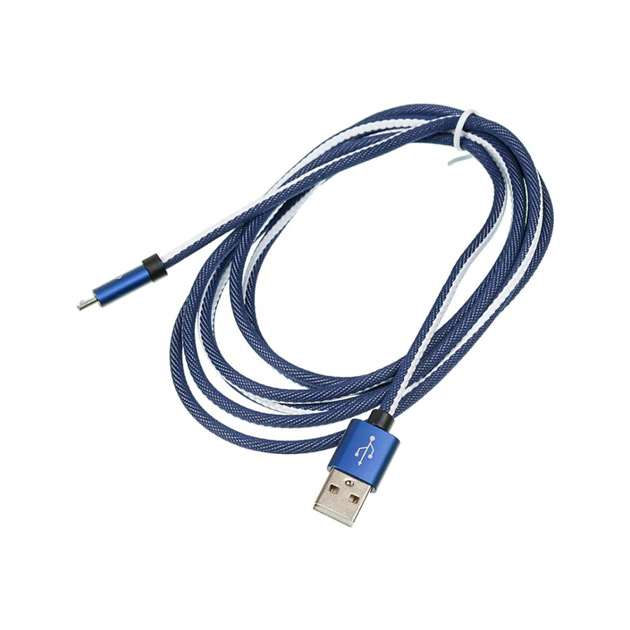 Кабель Digma USB A(m)-micro USB B (m) 2м Blue