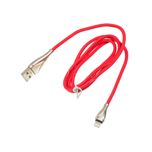 Кабель Digma USB A(m)-Lightning (m) 1.2м Red
