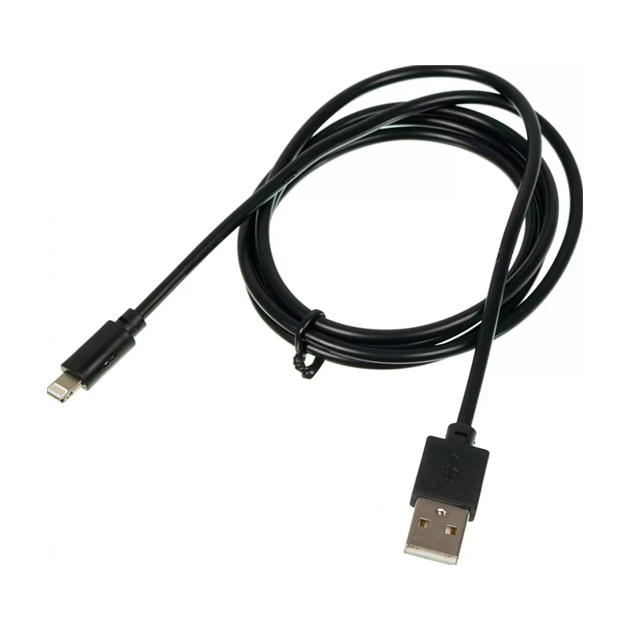 Кабель Digma USB A(m)-Lightning (m) 1.2м black