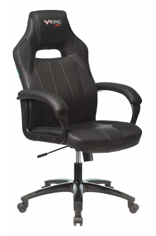 Кресло игровое ZOMBIE VIKING 2 AERO BLACK EDITION черный искусст.кожа/ткань