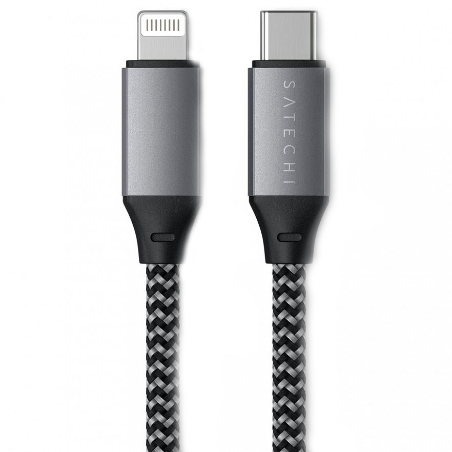 Кабель Satechi USB-C to Lightning MFI (ST-TCL10M)