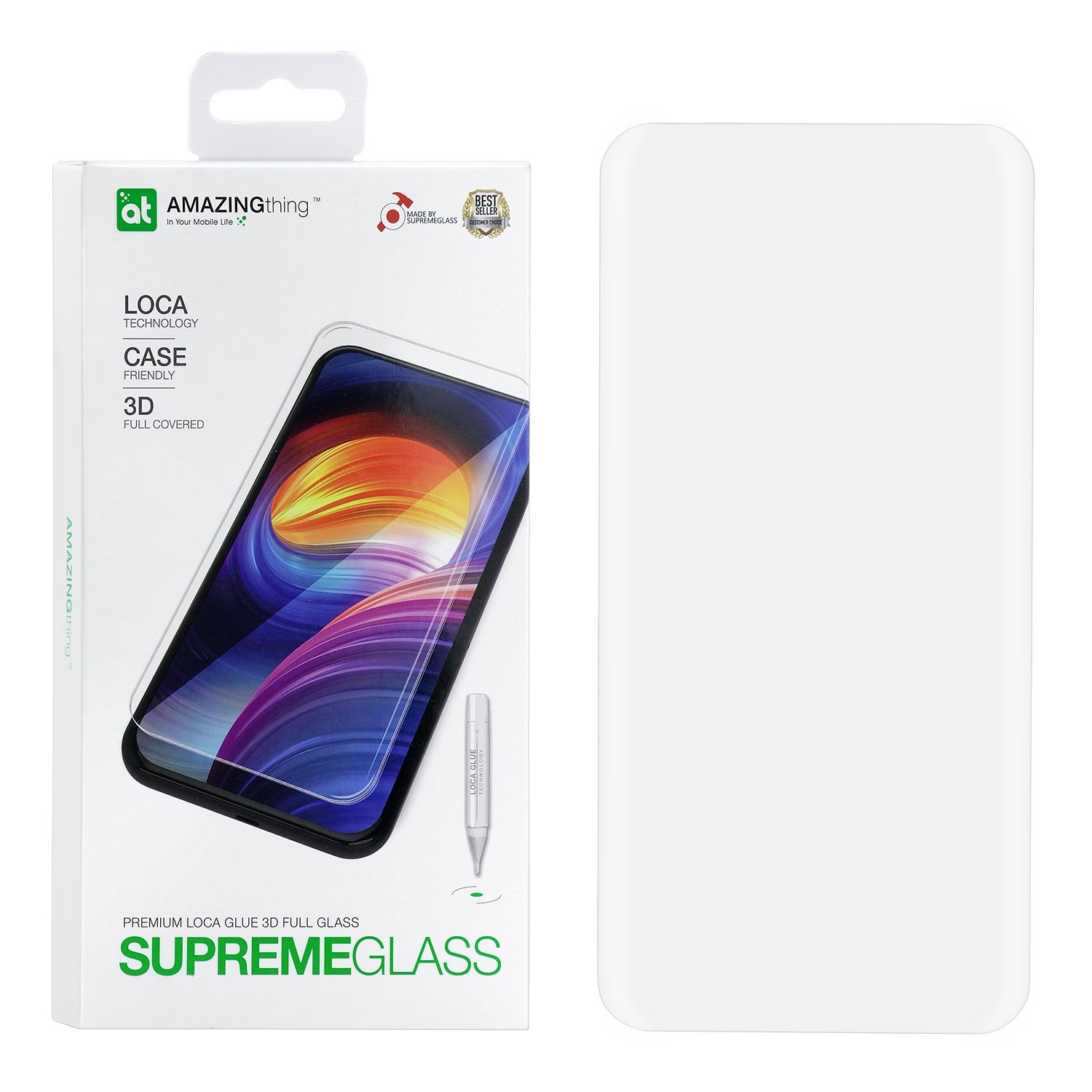 Защитное стекло для Xiaomi Mi 10 Pro Amazingthing Loca UV - Full Glue Transparent