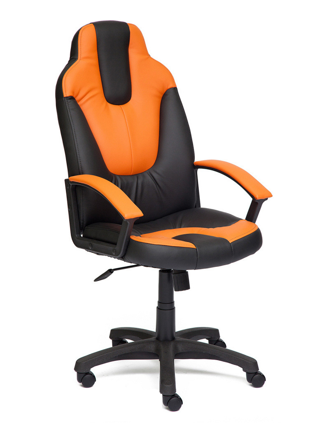 Игровое кресло NEO (2) Иск. кожа черный/оранжевый 36-6/14-43