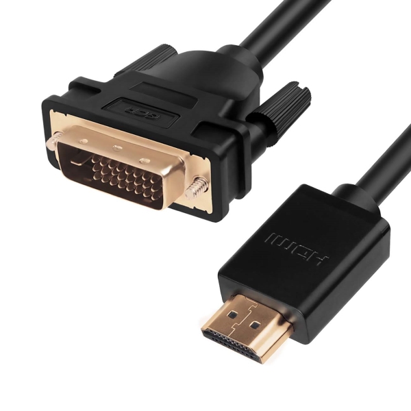 Кабель GCR HDMI-DVI, M-M 10м Black (GCR-HD2DVI-10м)