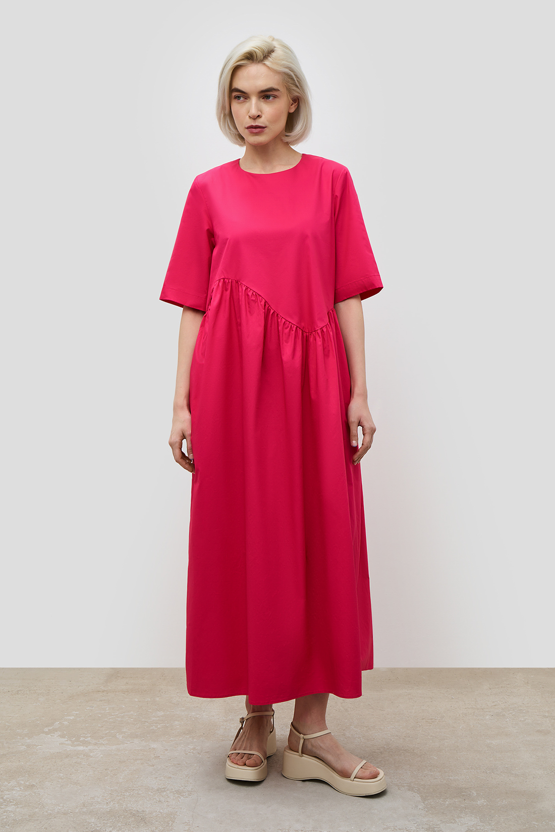 Платье женское Baon B4523013 розовое XL