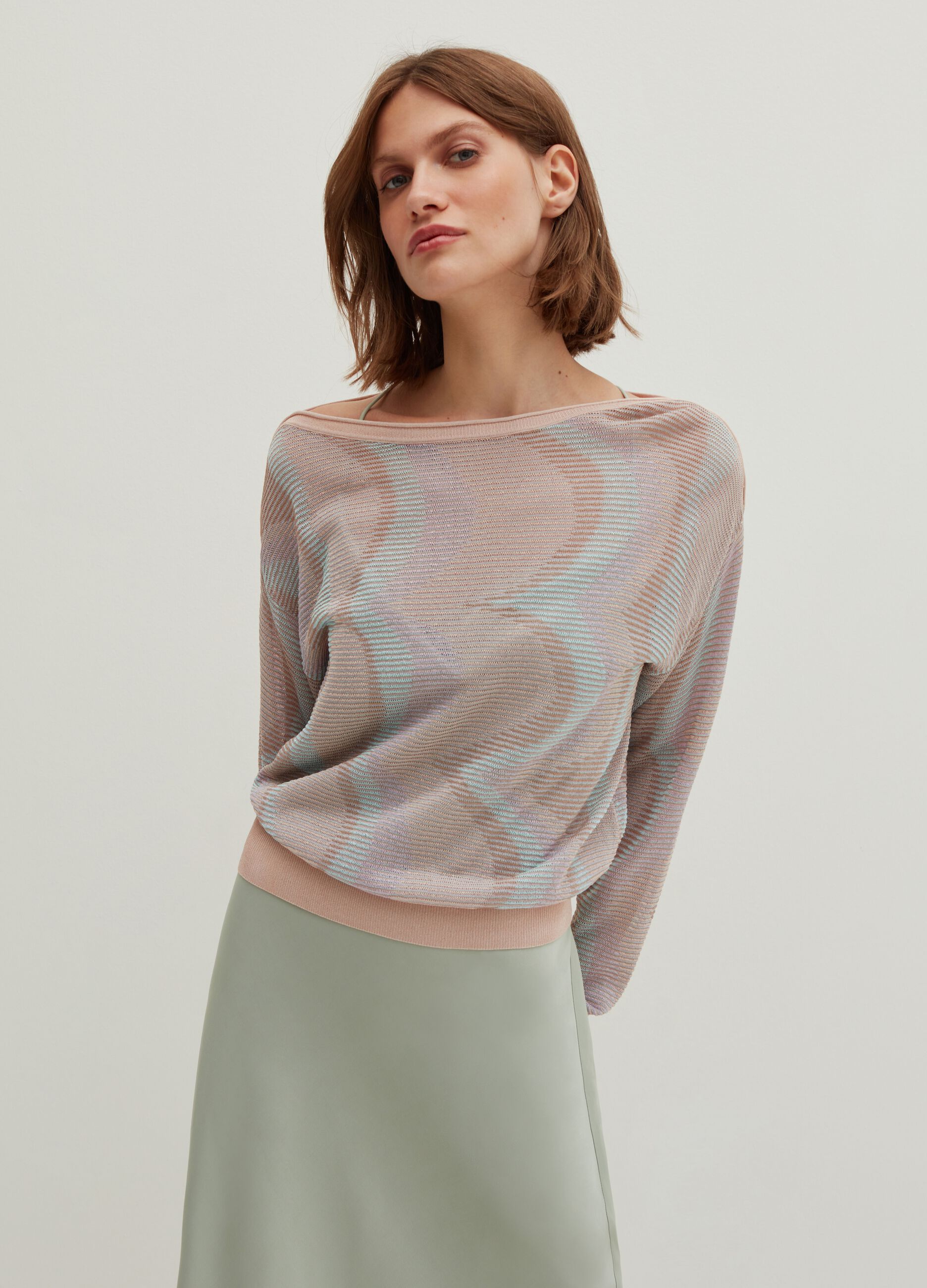 Пуловер Stefanel женский, зелёный, размер S, 3546871