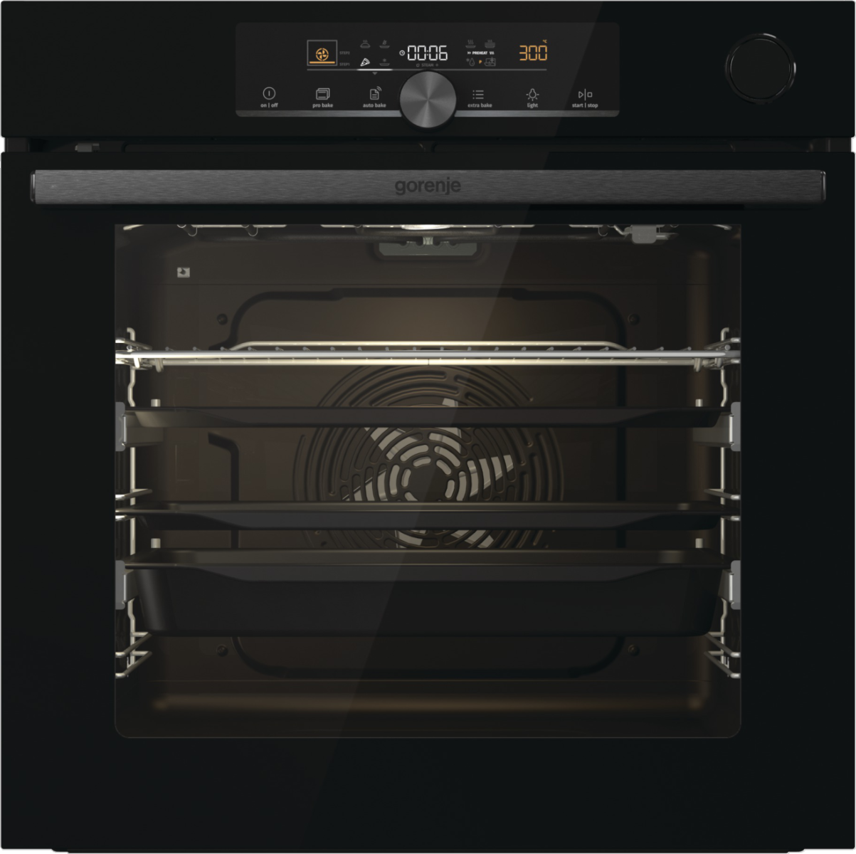 Встраиваемый электрический духовой шкаф Gorenje BPSA6747A08BG Black
