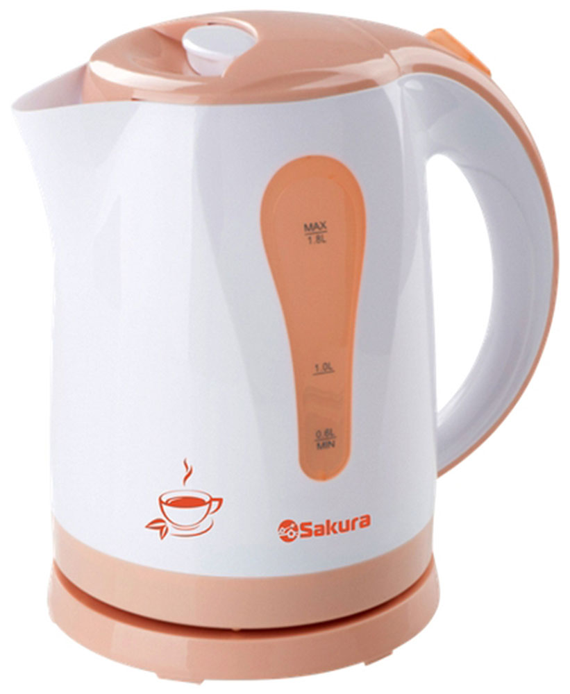 Чайник электрический SAKURA SA-2326A 1.8 л White, Orange