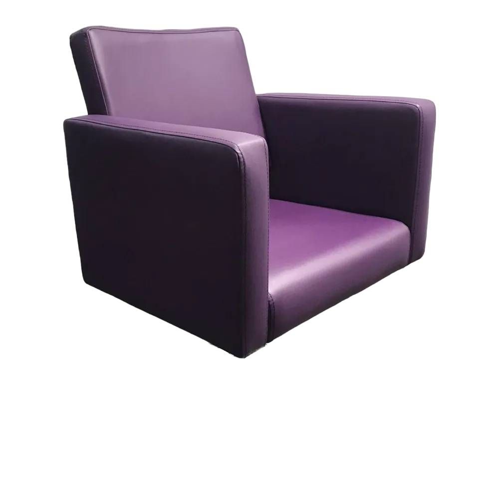 Парикмахерское кресло Кубик, фиолетовый, без основания