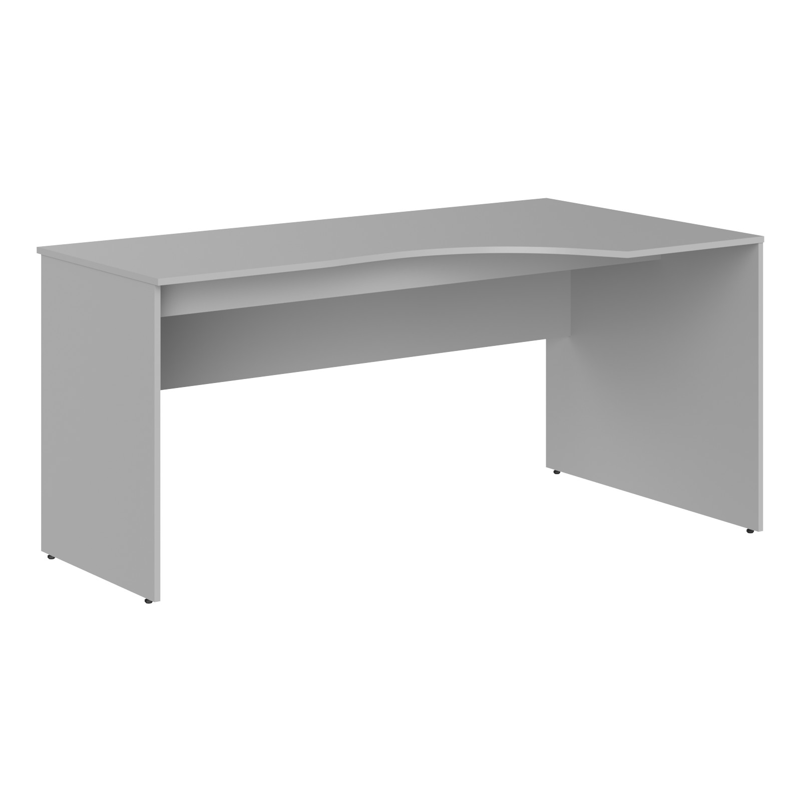 Компьютерный угловой стол Skyland SET160-1 R серый 160x90x76 см., серый, правый