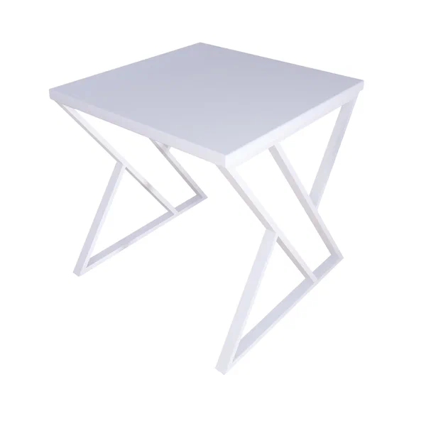 Стол кухонный Solarius Loft с Z-образными ножками 60x60х75, цвет белый